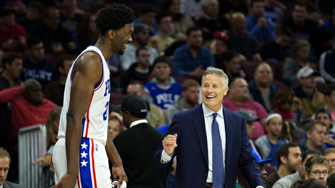Philadelphia 76ers coach Brett Brown embraces fans' 'Trust the process ...
