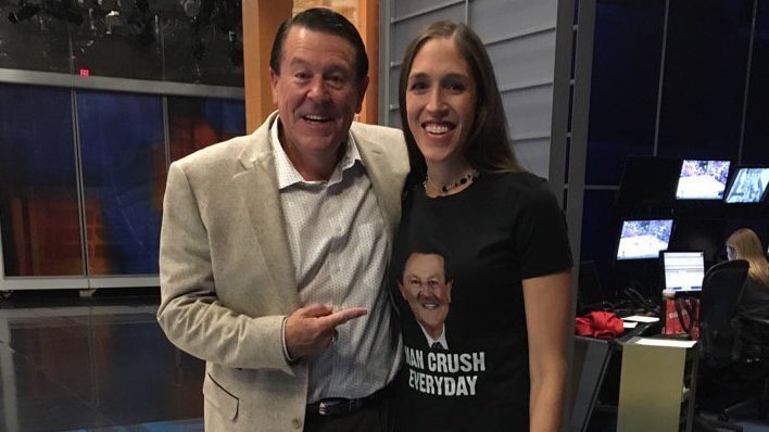 Rebecca Lobo channels her inner-Drake with shirt for Andy Landers - ESPN