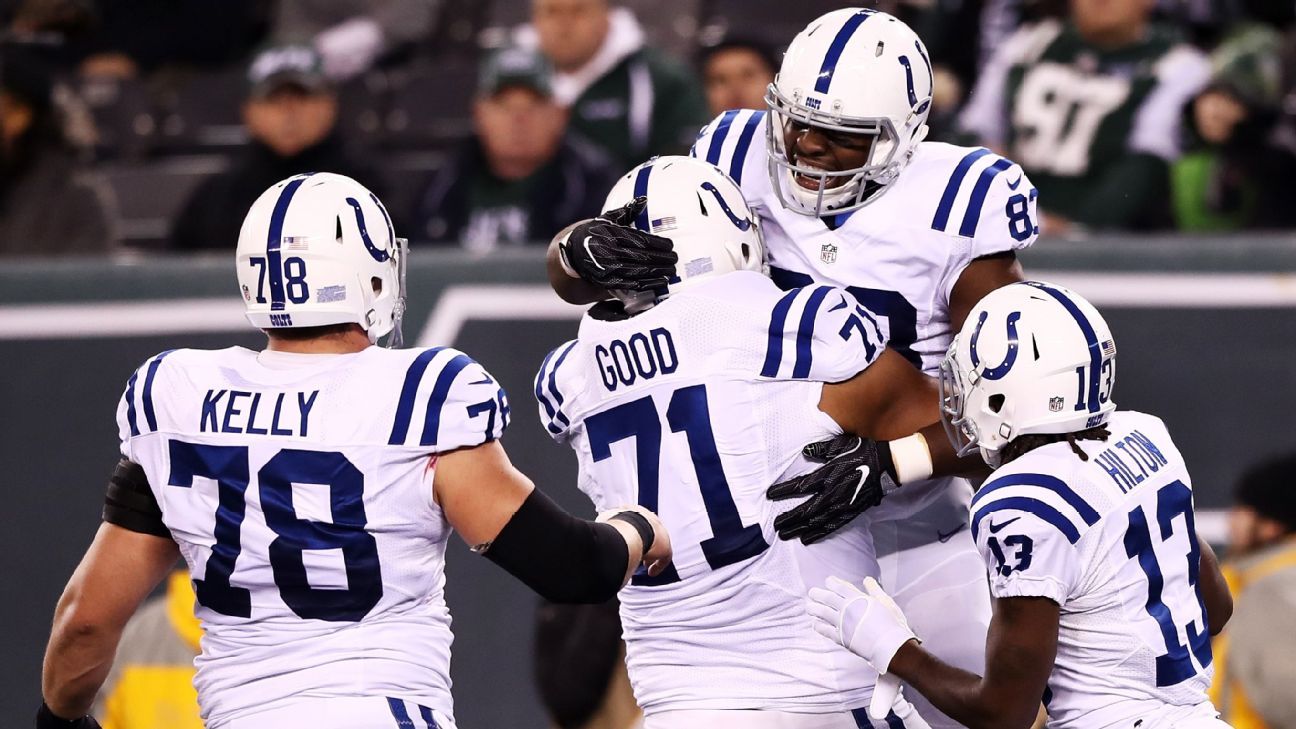 Colts picking up steam as they move into first-place tie in AFC South ...