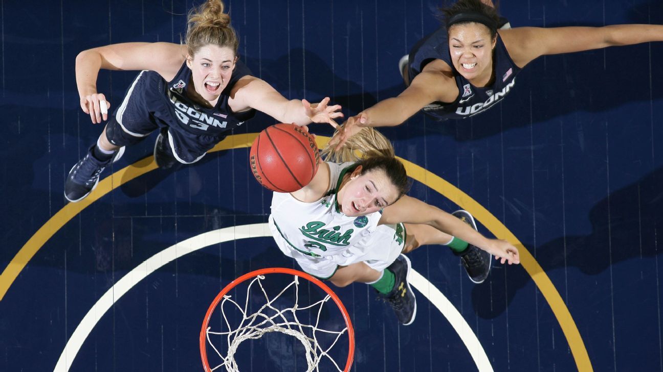 With a new 'big three' leading the way, UConn is once again the team to ...