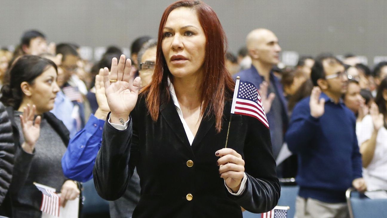 Brazilian UFC fighter Cris 'Cyborg' Justino becomes U.S. citizen - ESPN