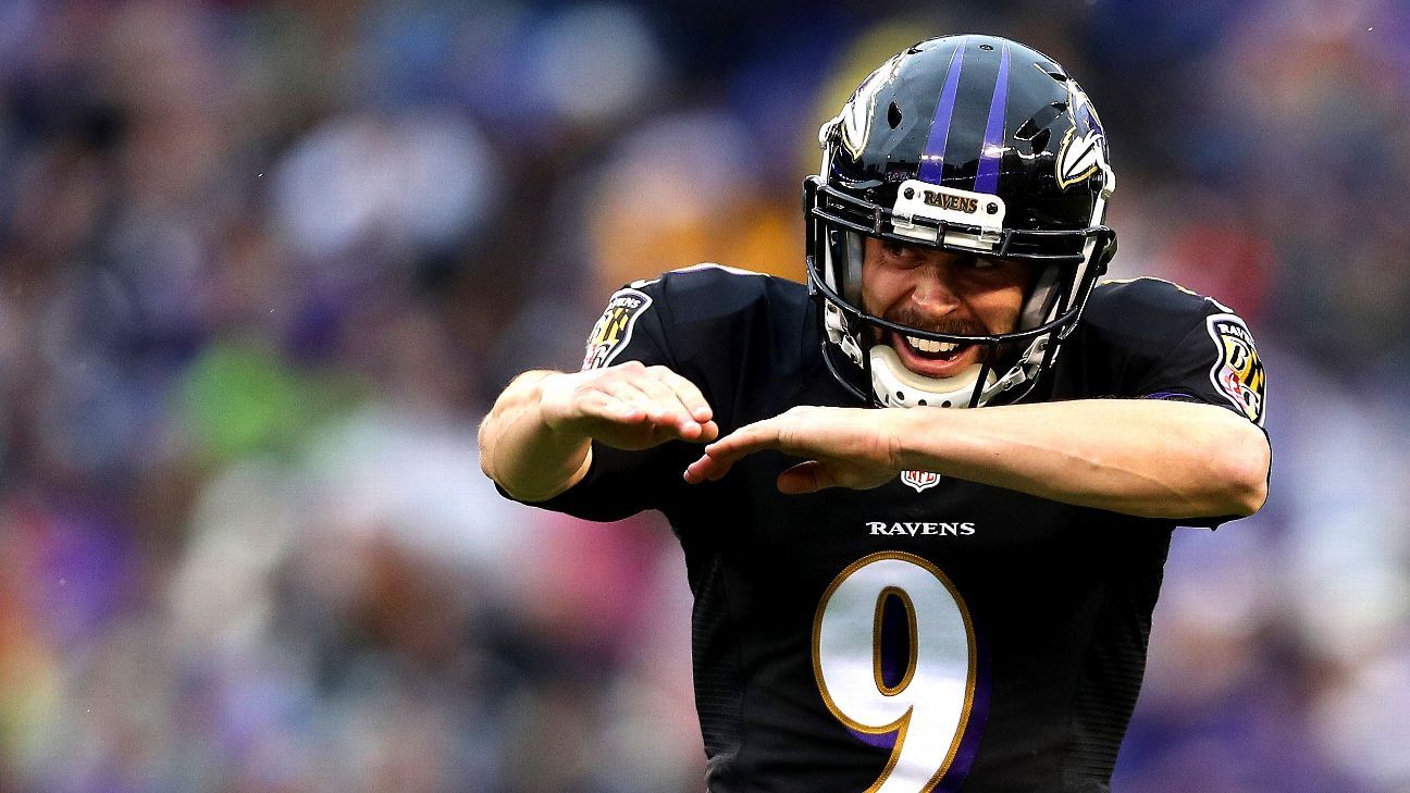 Ravens kicker Justin Tucker's celebration aimed at squashing Dab - ESPN ...