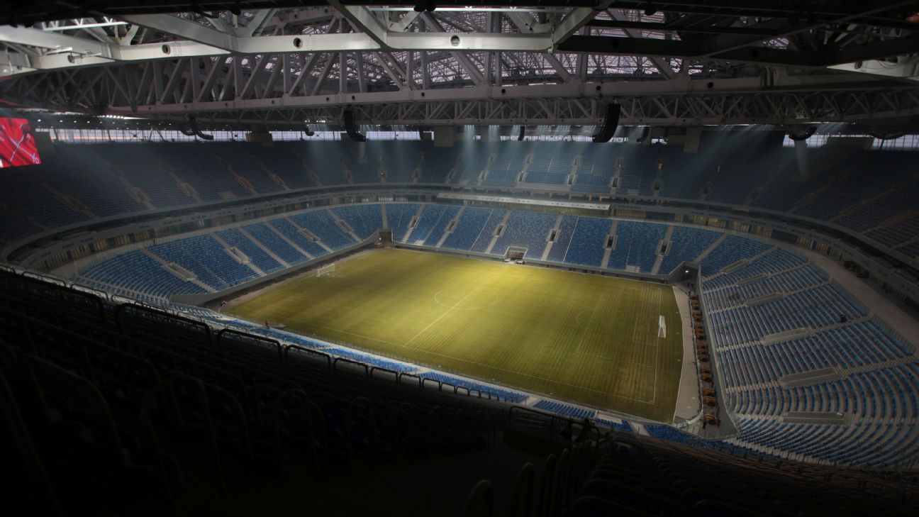 Work on World Cup 2018 semifinal venue Zenit Arena completed - ESPN