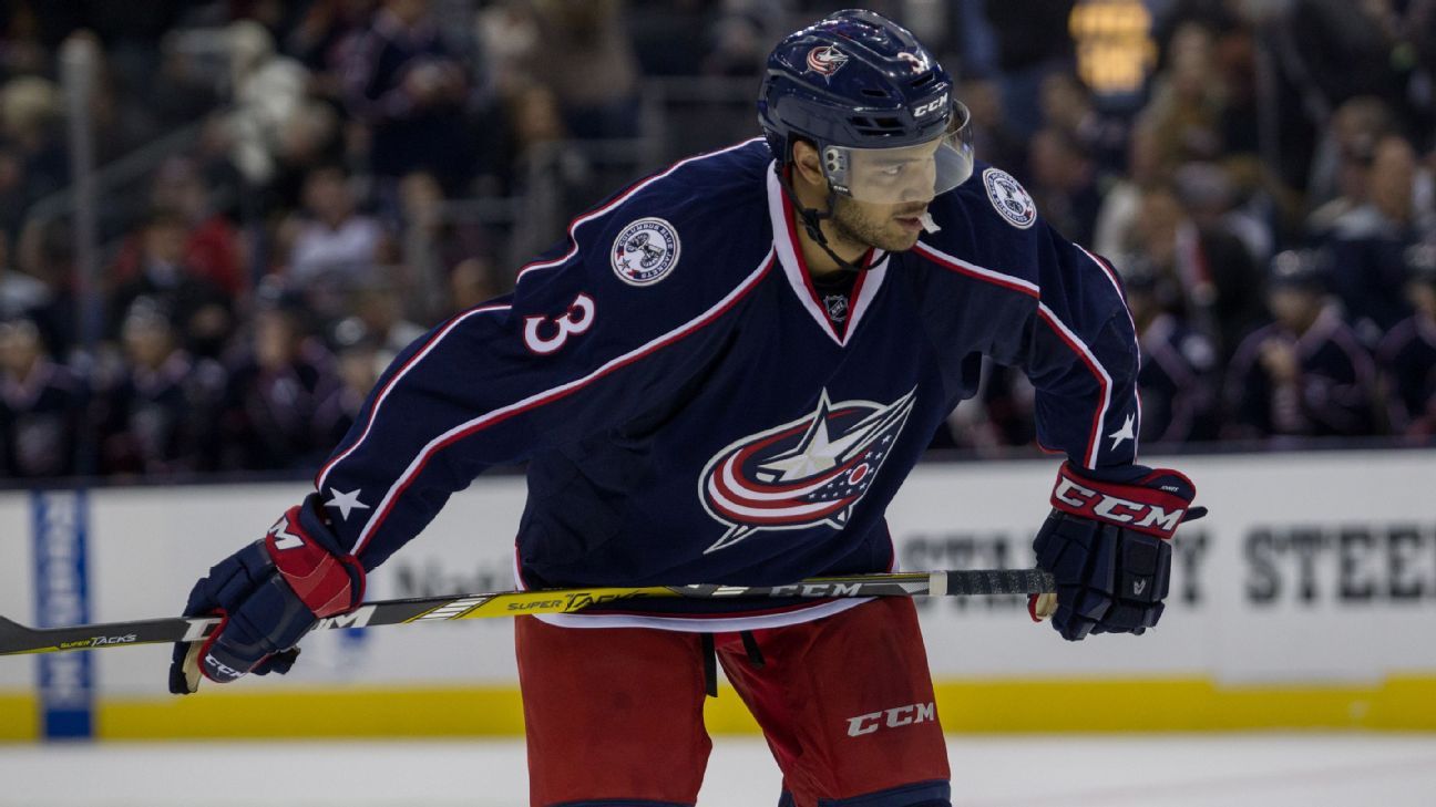 Minnesota Wild coach Bruce Boudreau upset Seth Jones of Columbus Blue ...