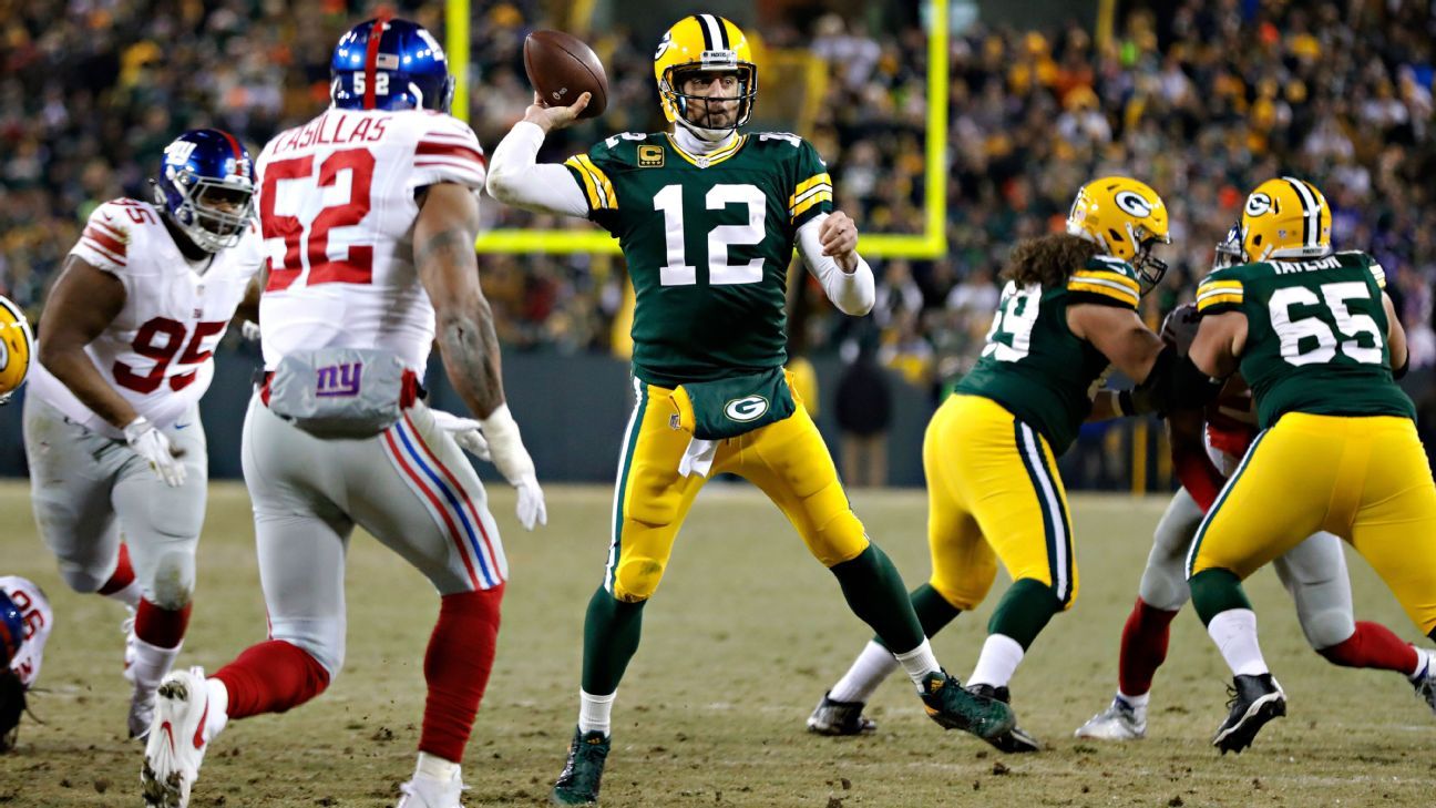 Green Bay Packers roll into Dallas behind vintage Aaron Rodgers - ESPN ...