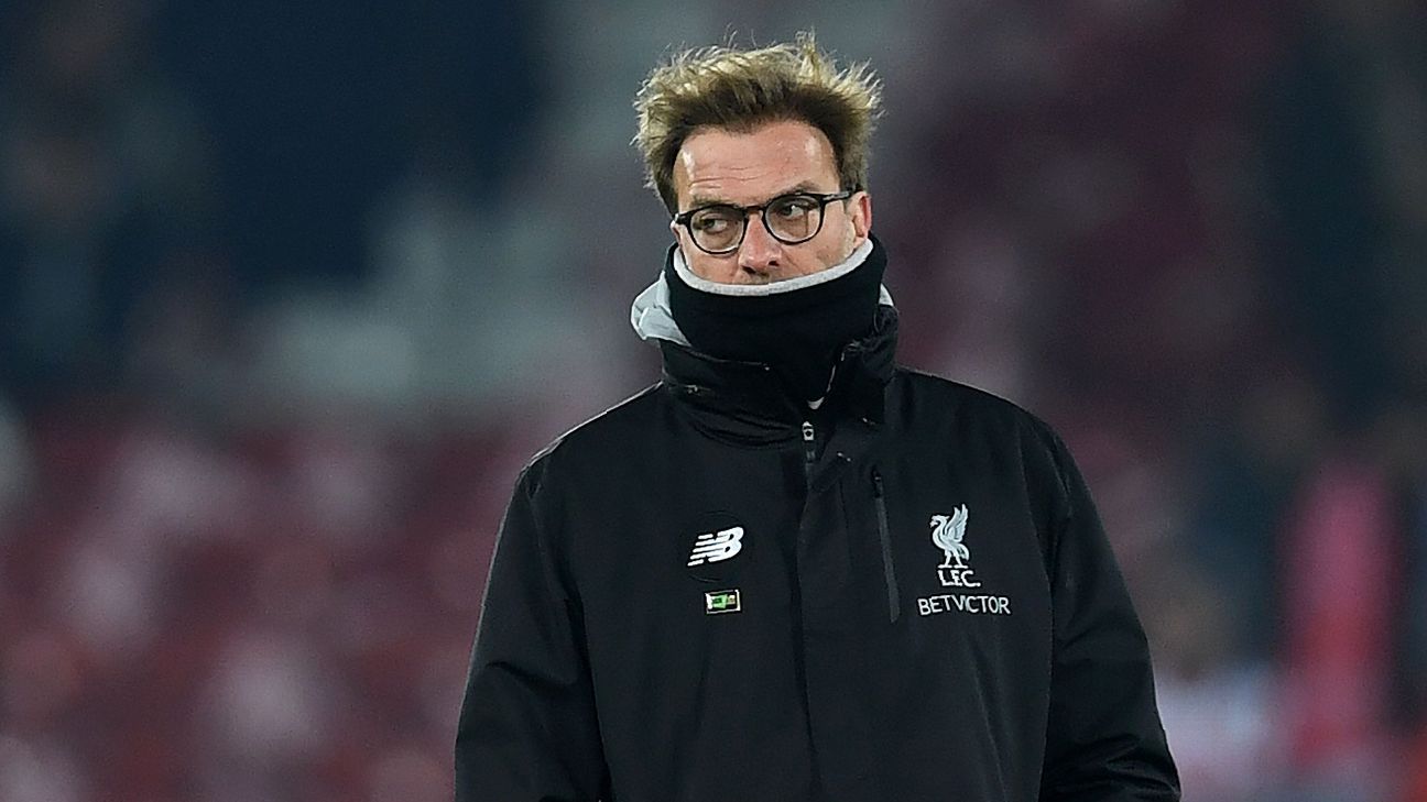 Liverpool boss Jurgen Klopp upset over missed Shane Long handball - ESPN