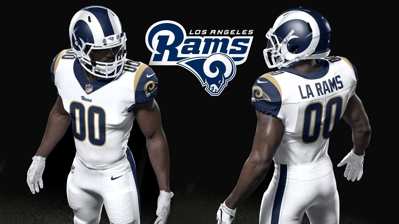 Rams reveal retro redesign of uniforms, helmet - ESPN
