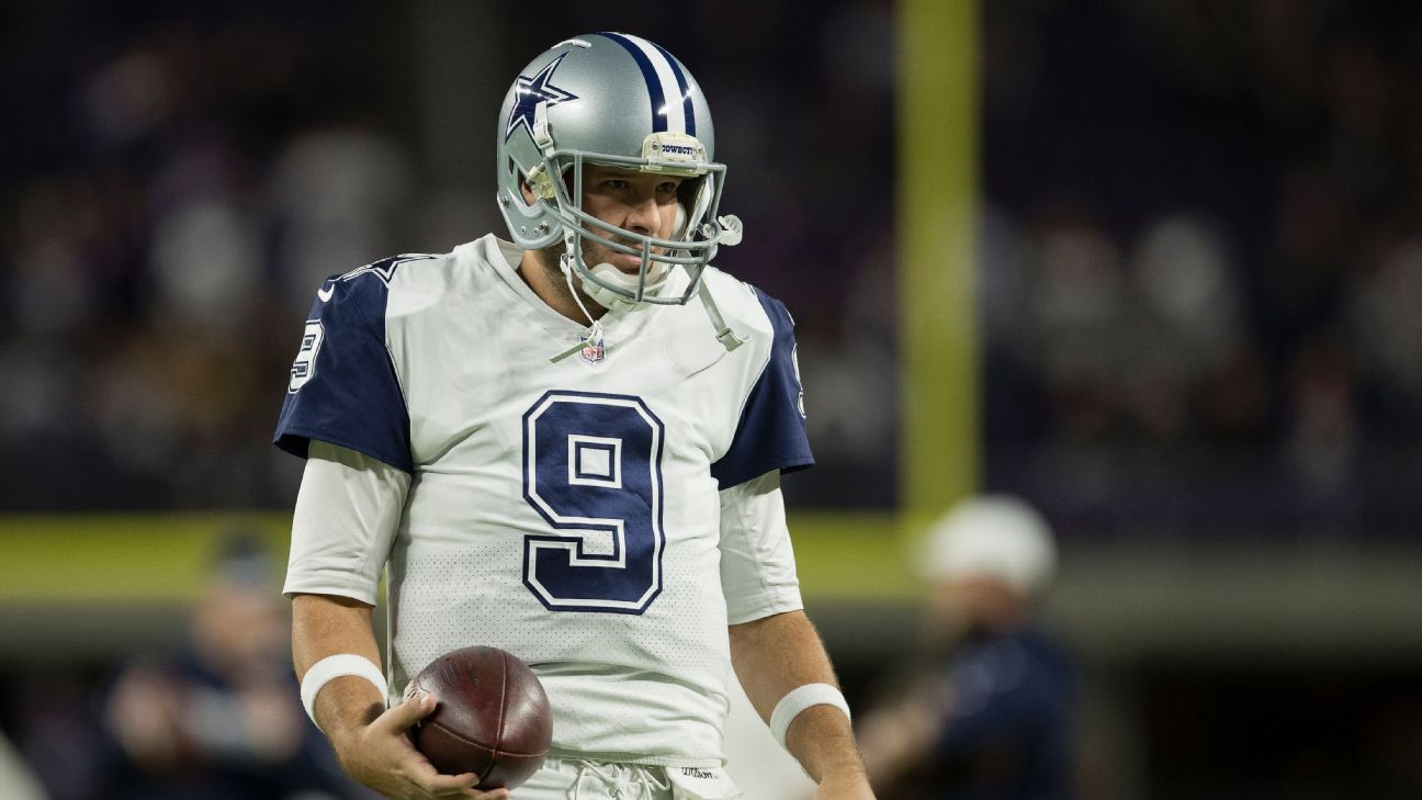 Dallas Cowboys keeping Tony Romo's number, locker open for now - ESPN ...