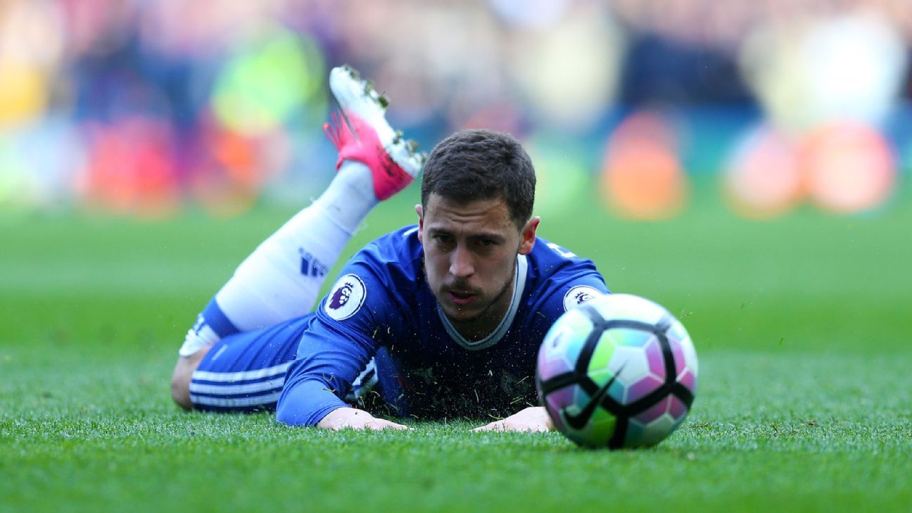 Trending Eden Hazard fractures ankle Real Madrid parade UCL trophy - ESPN