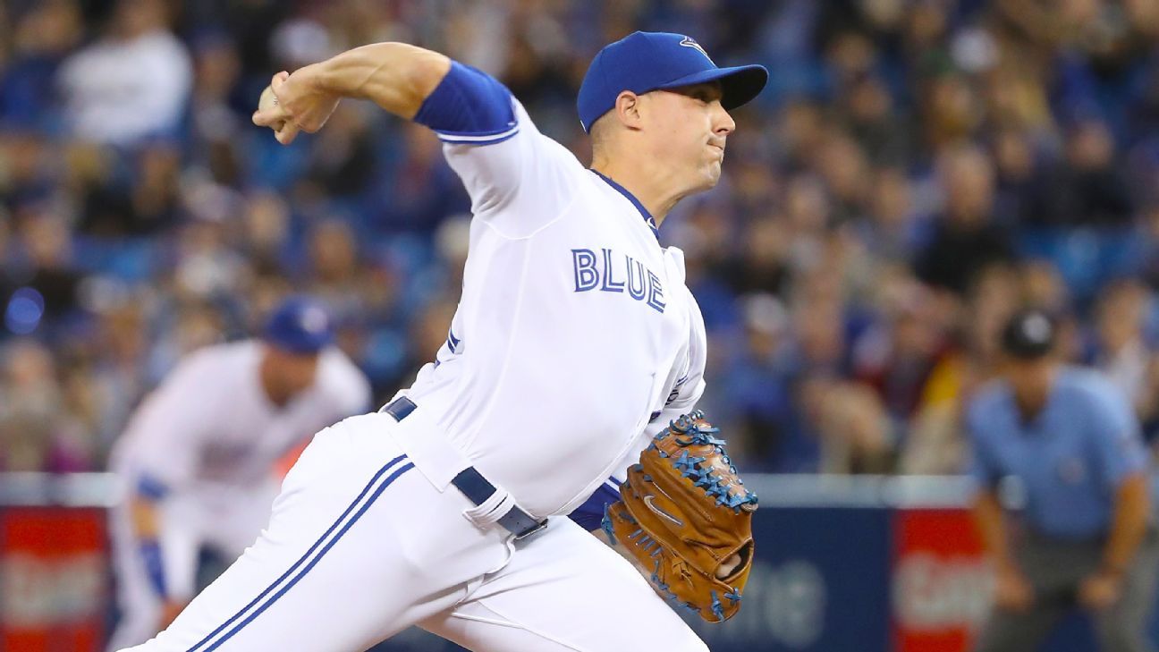 Aaron Sanchez of Toronto Blue Jays last just one inning after return ...