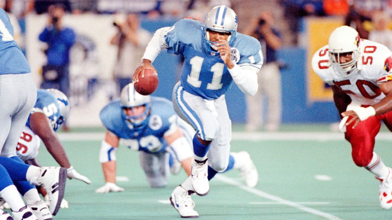 Andre Ware, Charles Rogers all-time Detroit Lions draft busts - ESPN ...