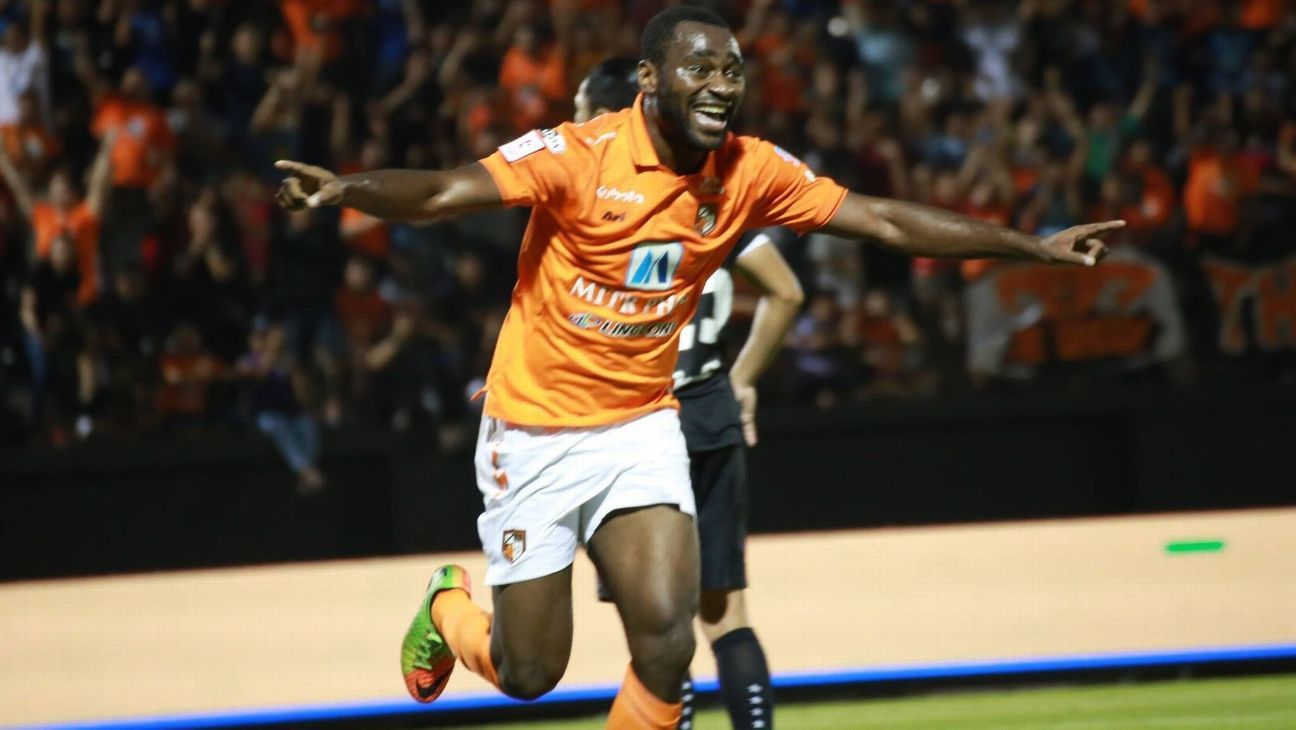 Marcel Essombe equaliser for Ratchaburi denies Muang Thong - ESPN