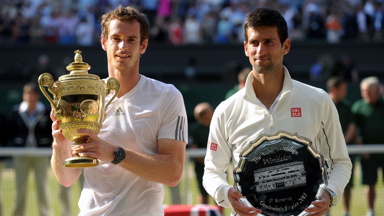 Wimbledon seedings: Murray top with Djokovic, Federer and Nadal chasing ...