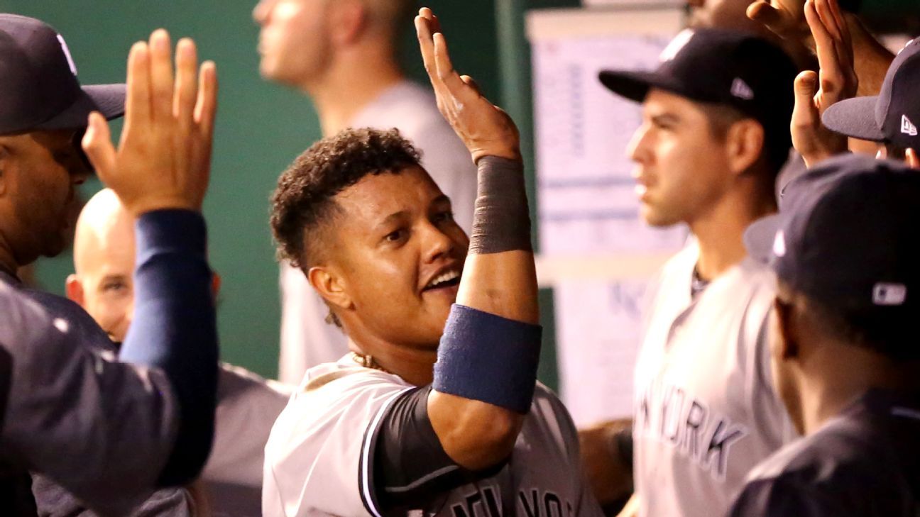 Miami Marlins infielder Starlin Castro says he'll "try to set the best ...