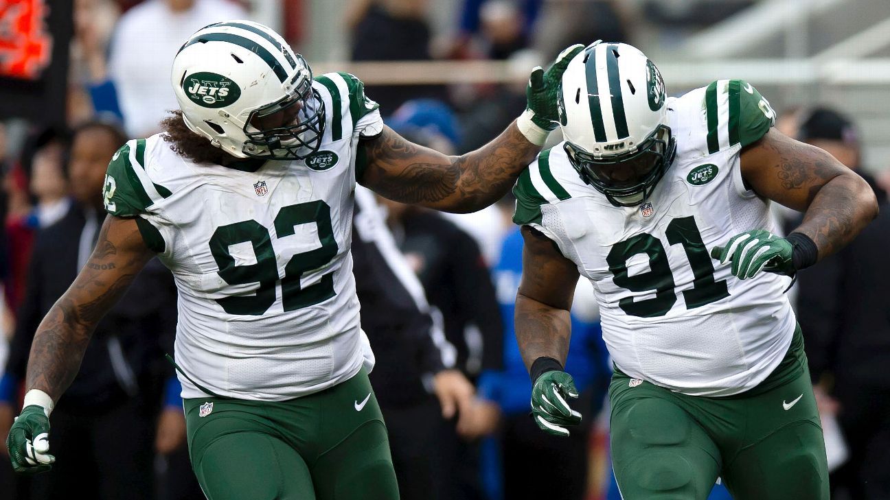 Jets' defense struggled when highly paid D-line trio played together ...