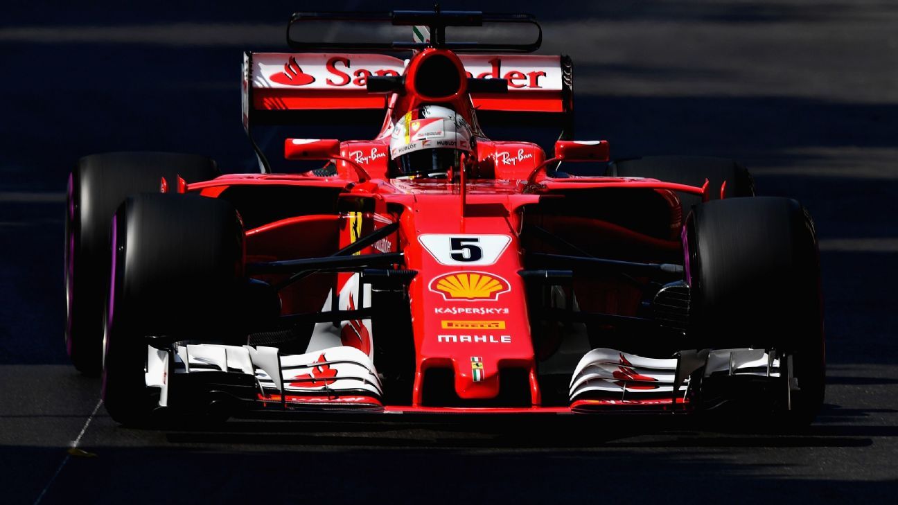 Sebastian Vettel dominates FP2 in Monaco as Mercedes struggles - ESPN