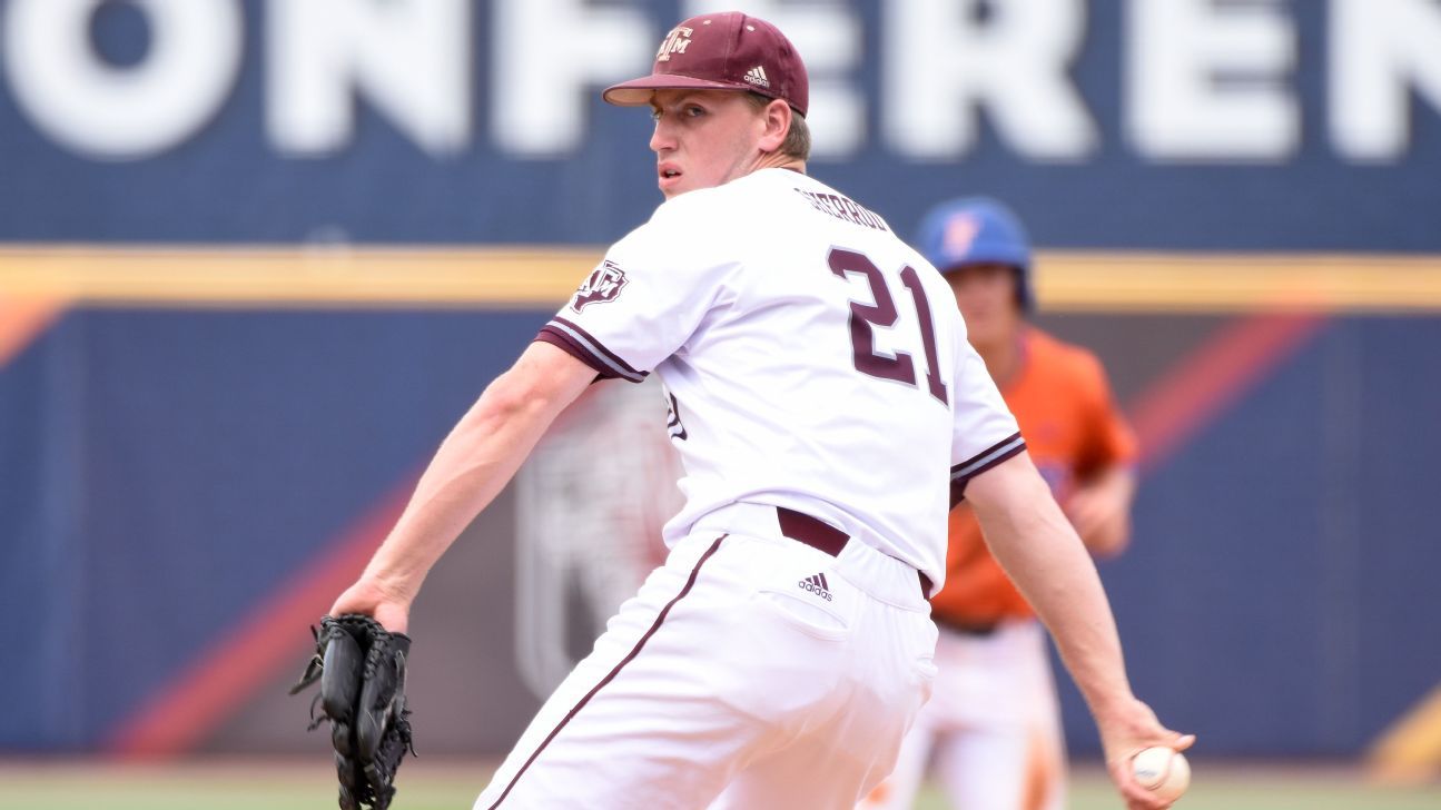 Texas A&M Aggies RHP Cason Sherrod battles hearing loss into NCAA ...