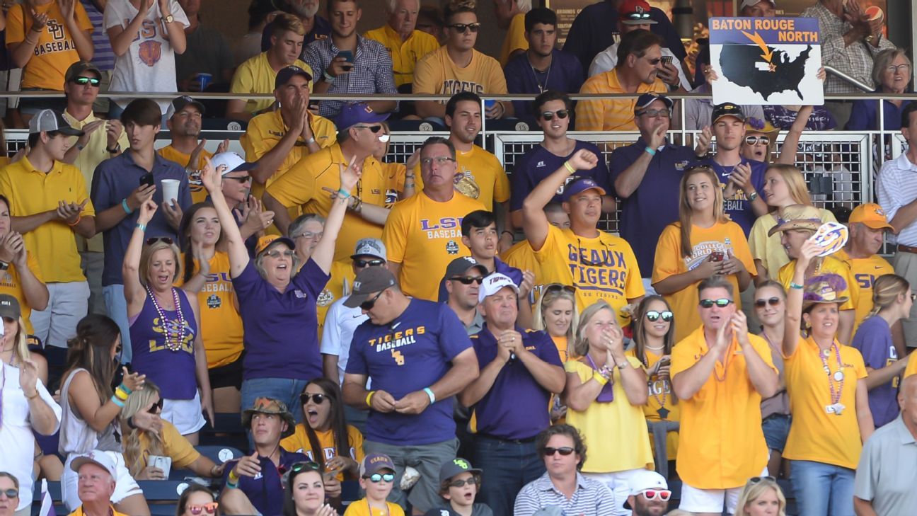 Omaha is 'Baton Rouge North' again with LSU in the CWS finals - ESPN