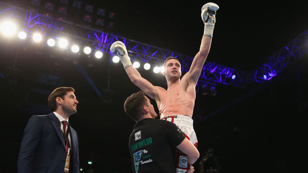 Josh Taylor will fight for the world title after beating Viktor Postol ...