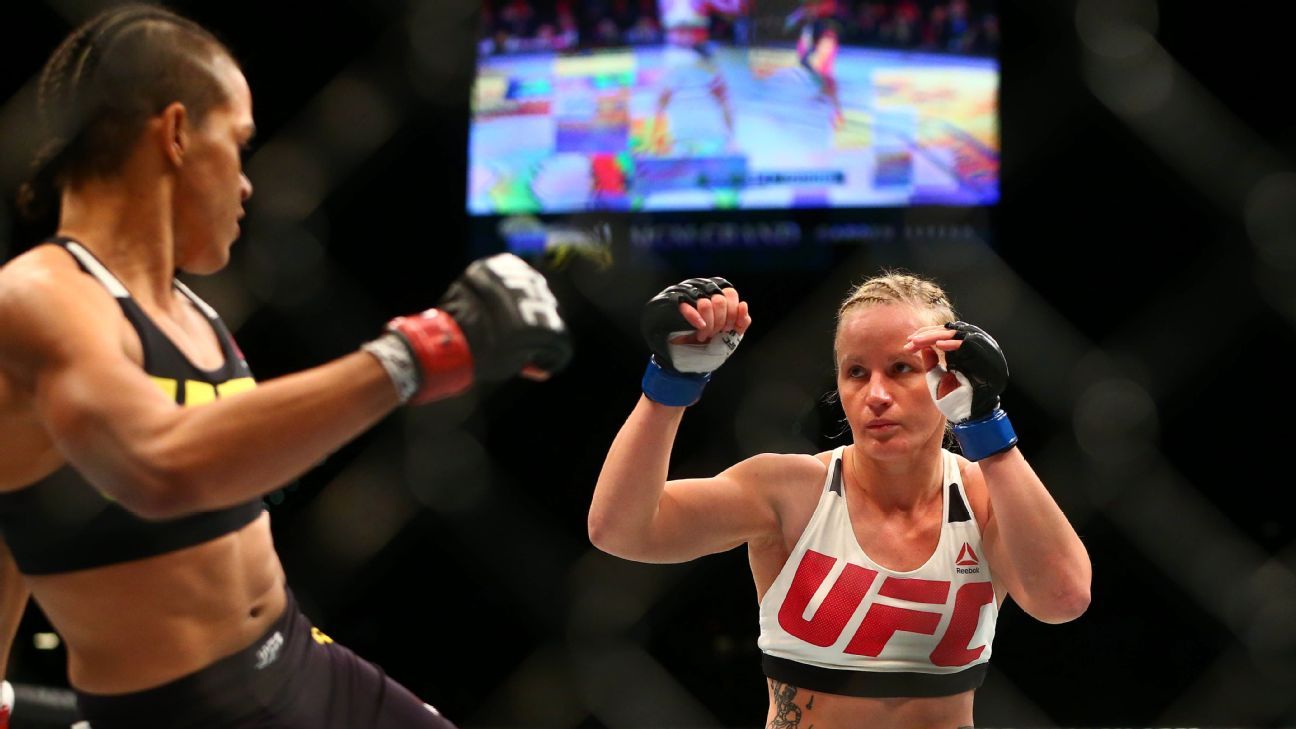 UFC 215 - Demetrious Johnson Ray Borg Amanda Nunes Valentina Shevchenko ...