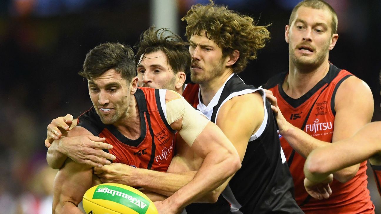 Essendon hammer St Kilda's top-four aspirations with 61-point thrashing ...