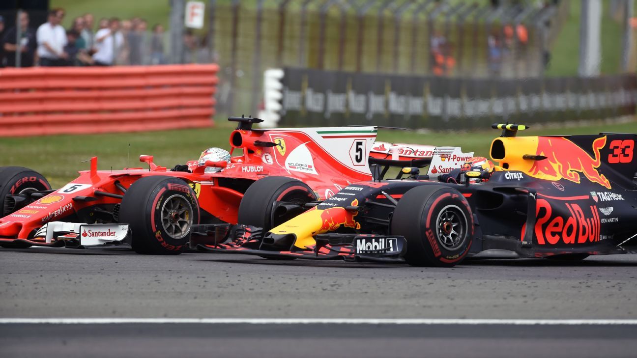 British Grand Prix Radio Ga Ga Sebastian Vettel And Max Verstappen