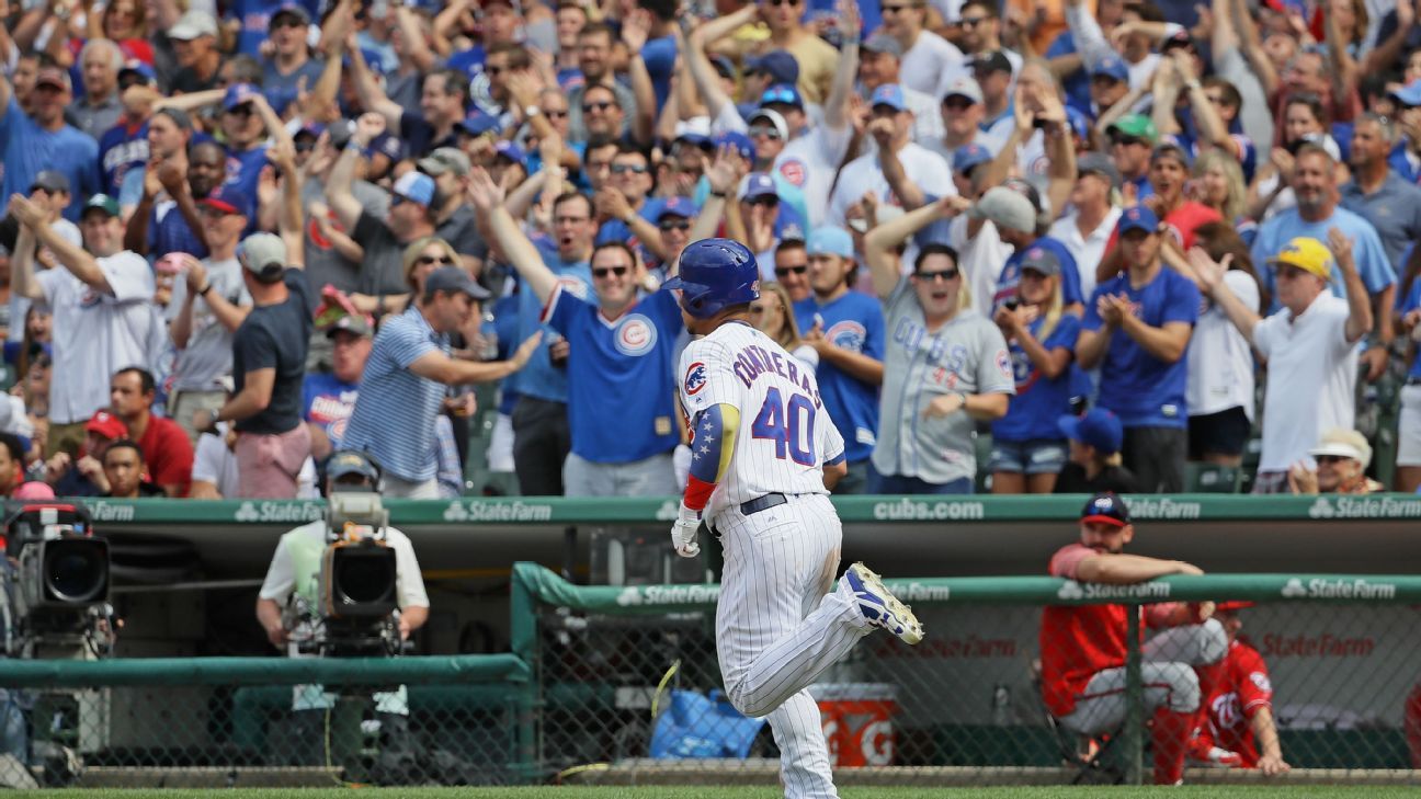 Cubs: Wilson Contreras; abandona ante Gigantes - ESPN