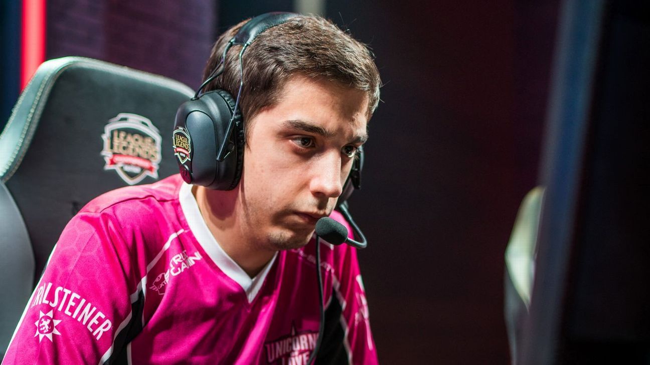 His name is Samuel Fernandez Fort -- and he's carrying Unicorns of Love ...