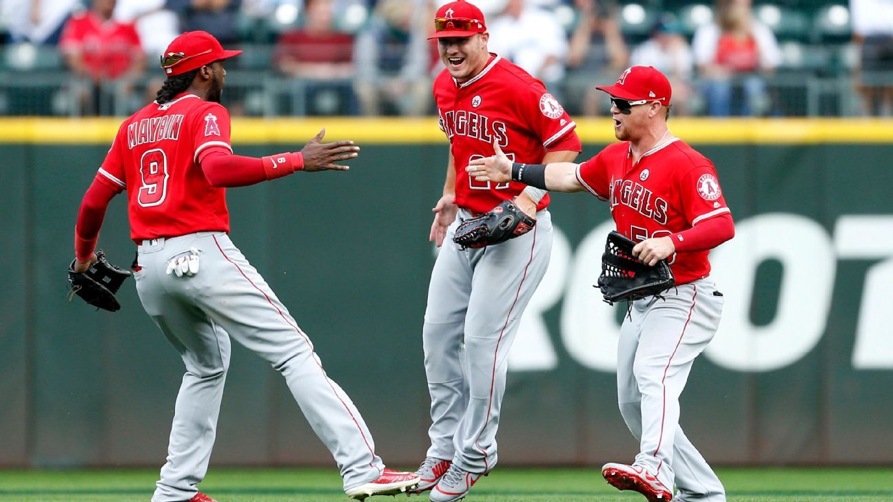 Angels gain momentum for Mike Trout's second playoff appearance - ESPN ...