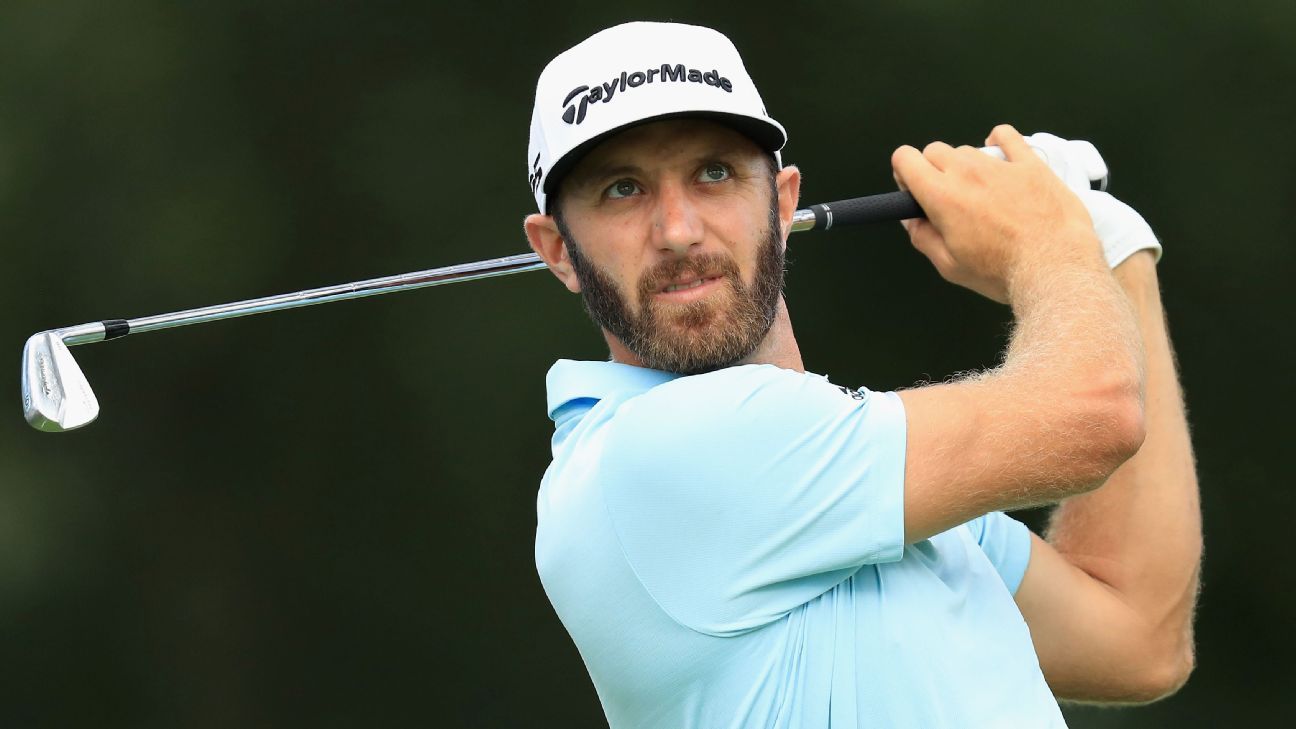 Dustin Johnson shares the lead at Pebble Beach - ESPN