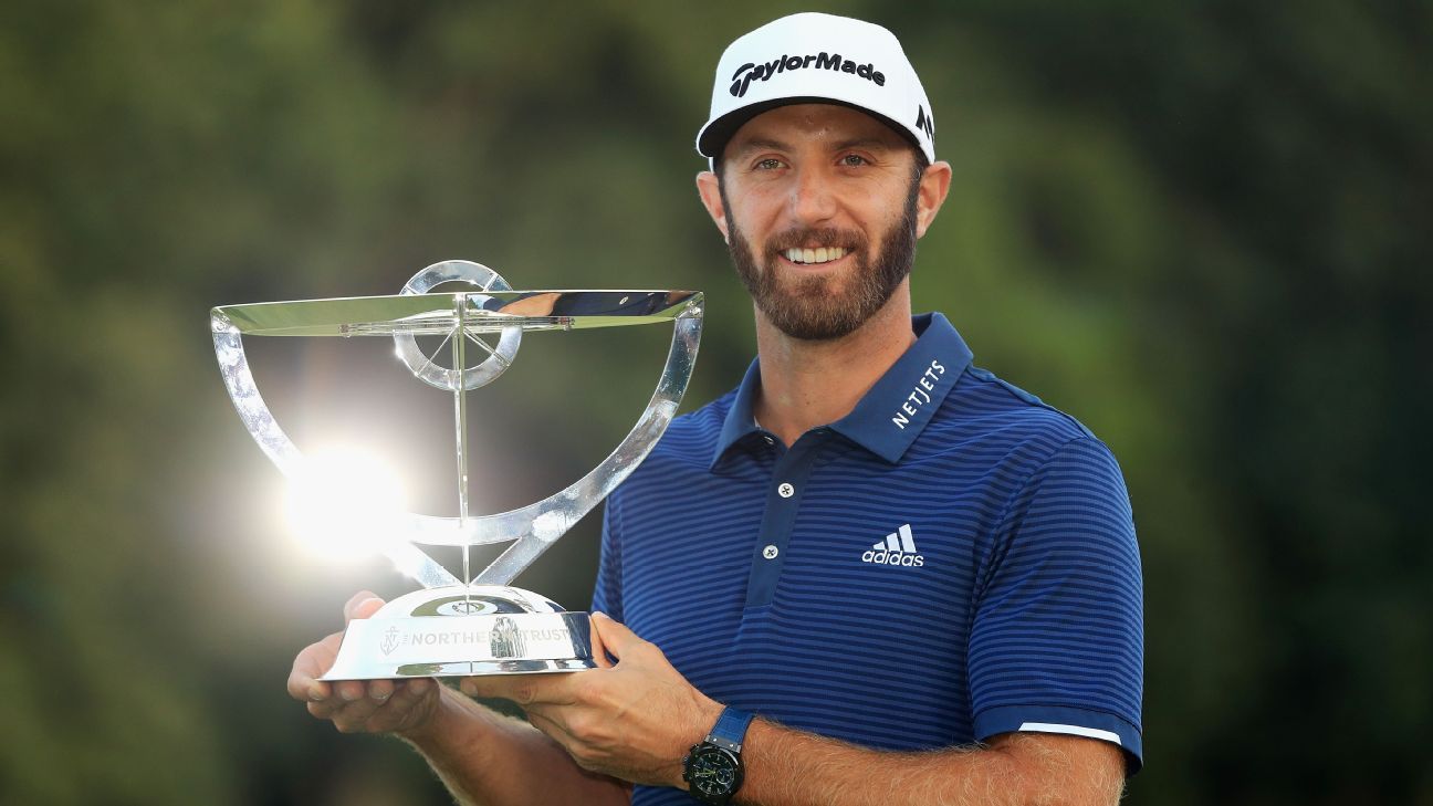 Golf -- Dustin Johnson out-Spiethed Jordan Spieth in Northern Trust win ...
