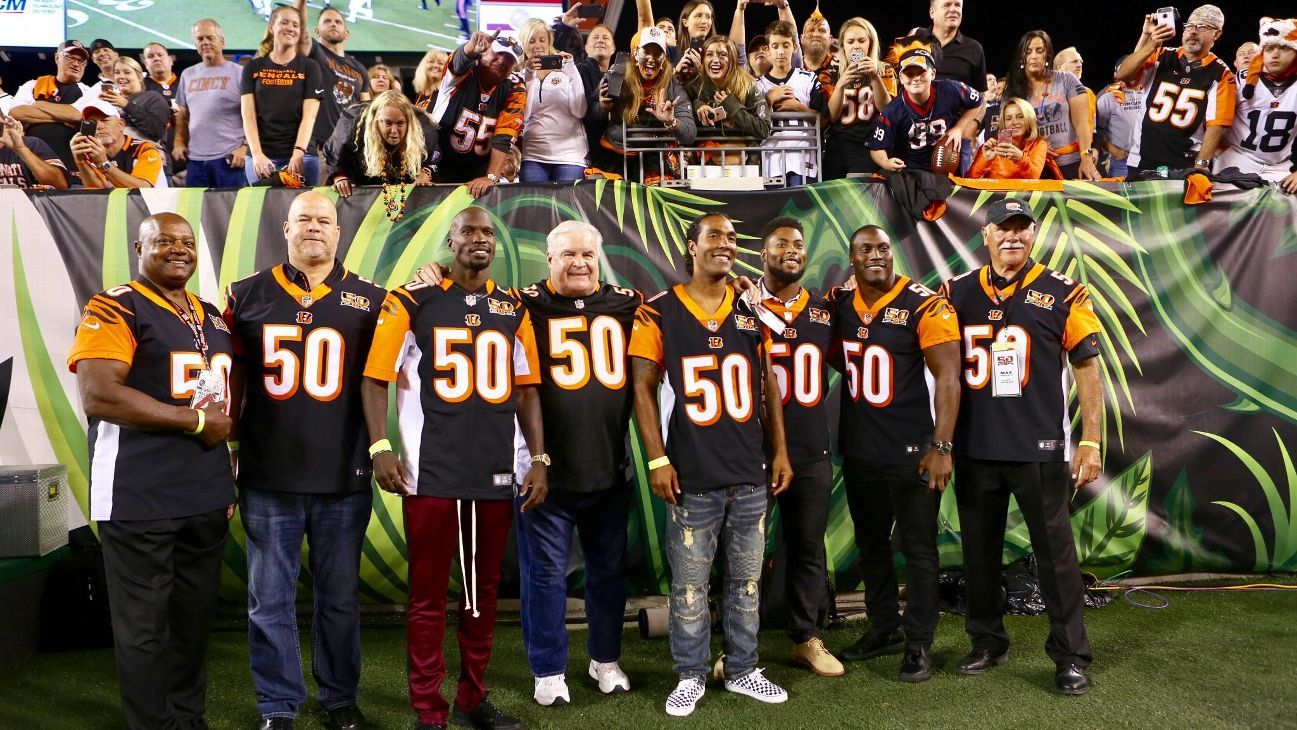 Bengals celebra con sus leyendas su temporada número 50 - ESPN