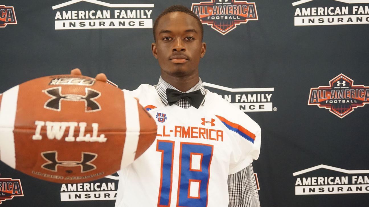 Under Armour jersey tour: WR Justin Shorter - ESPN - On The Trail- ESPN