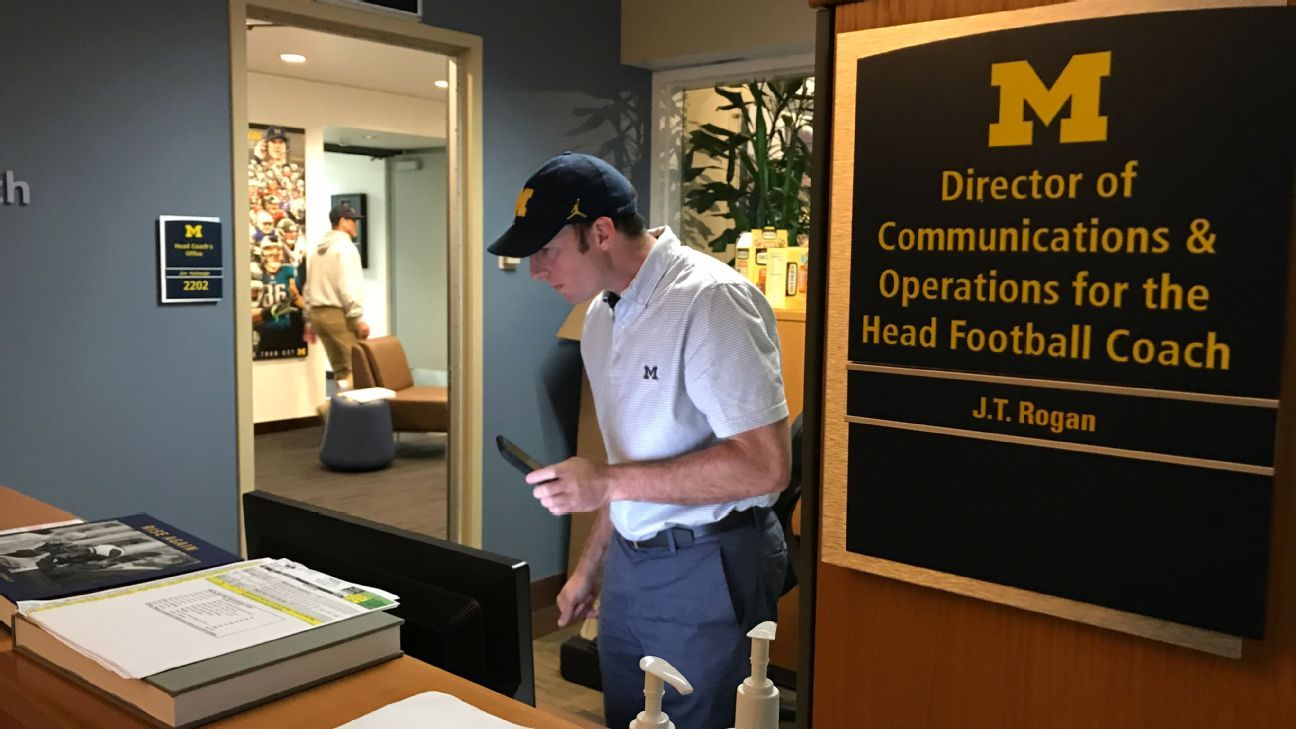 Meet Jim Harbaugh's right-hand man, J.T. Rogan - ESPN
