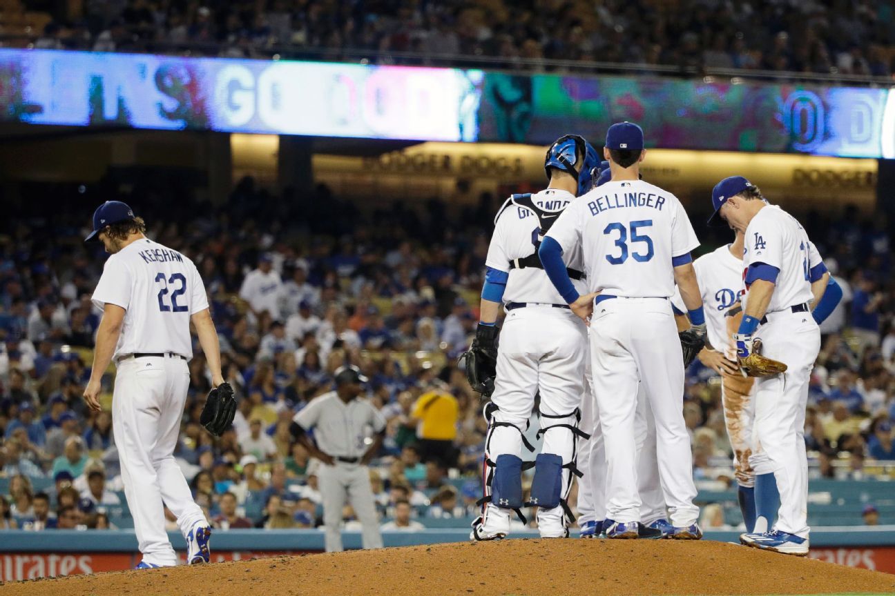 Inside the Los Angeles Dodgers clubhouse, where two streaks define a season