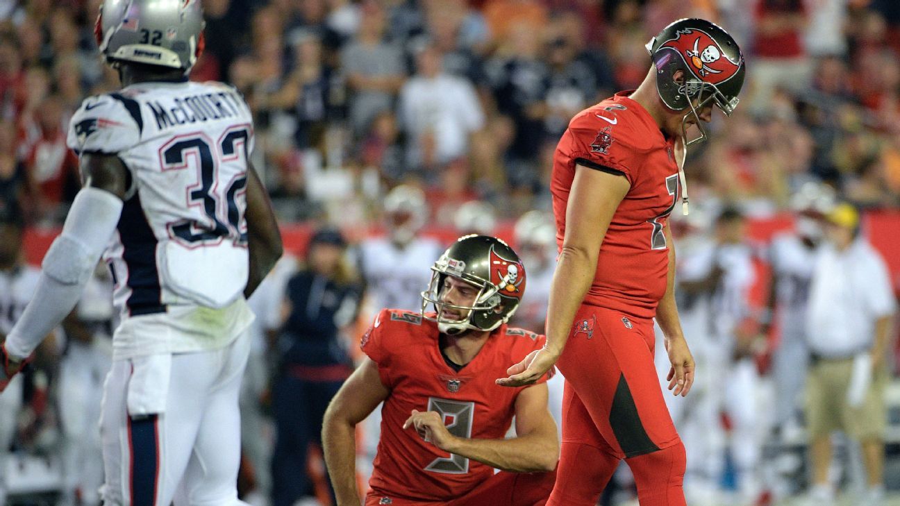 Tampa Bay Buccaneers release kicker Nick Folk - ESPN