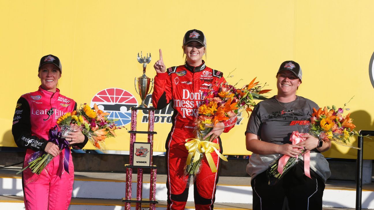 Jennifer Anderson wins Better Half Dash at Charlotte - ESPN