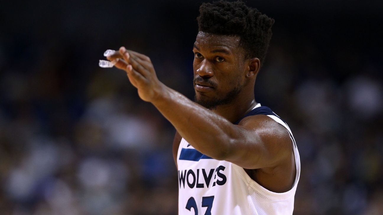 NBA -- Jimmy Butler's new role as leader of the pack with Minnesota ...