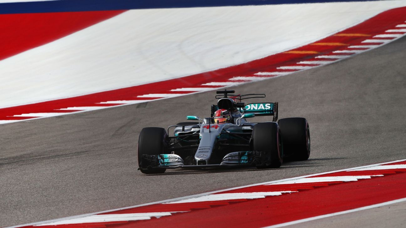 Lewis Hamilton remains on top in second practice in Austin - ESPN