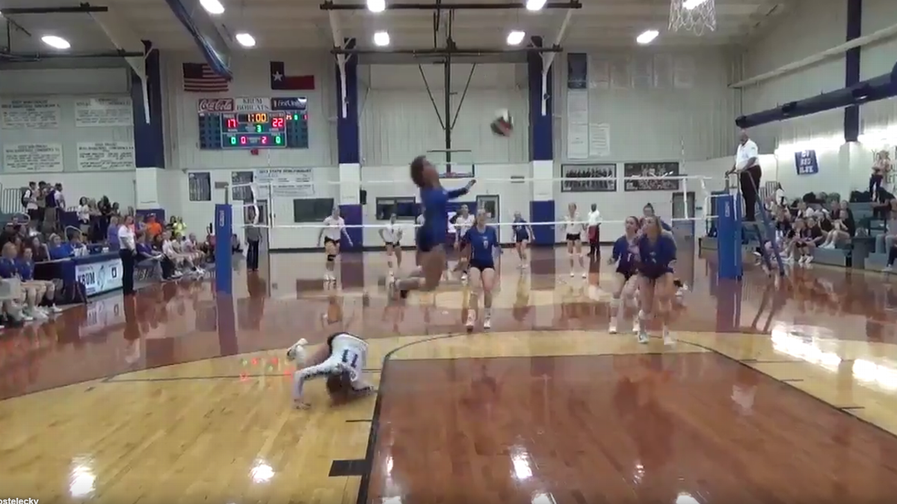 This might be the craziest volleyball shot ever - ESPN
