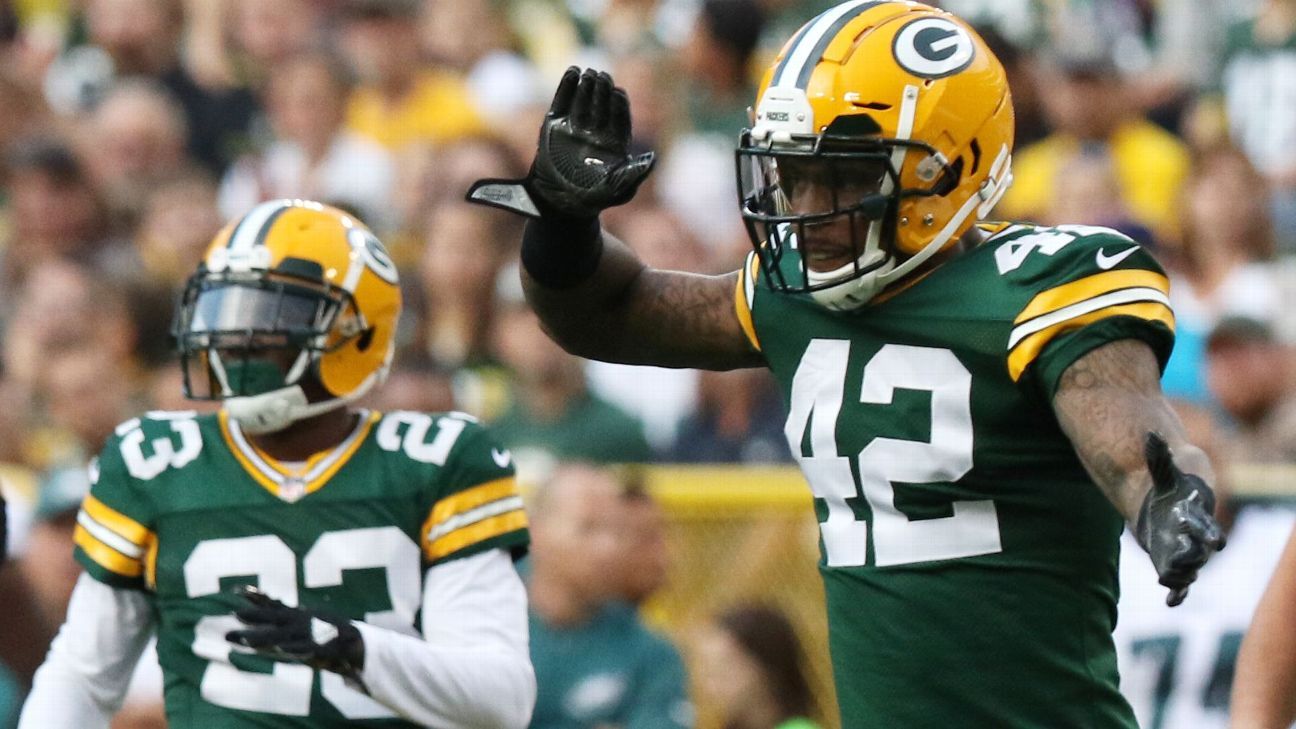 Green Bay Packers get their QB (of the defense) back on the field ...