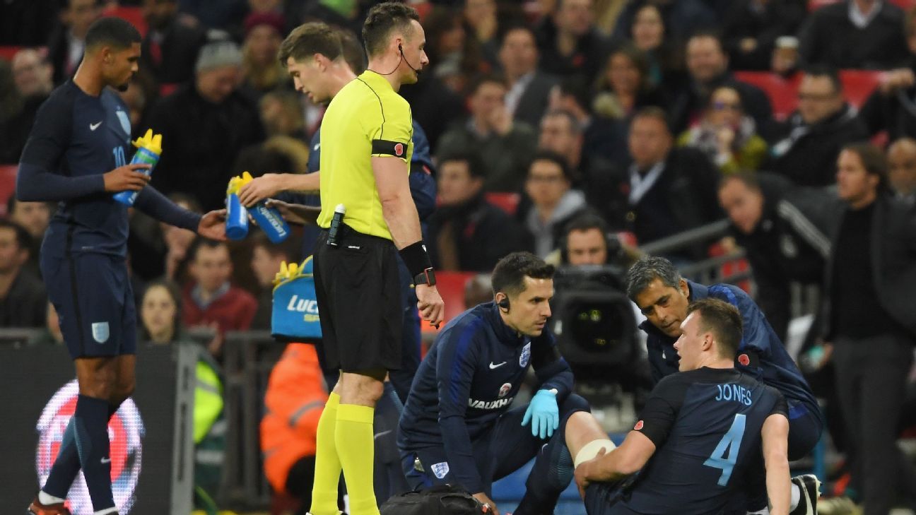 Phil Jones, Michael Carrick and Eric Bailly miss United training pre ...