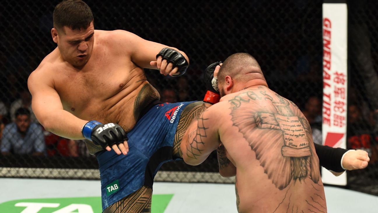 Larrikin Tuivasa to shake up UFC after flying knee KO win in Sydney - ESPN