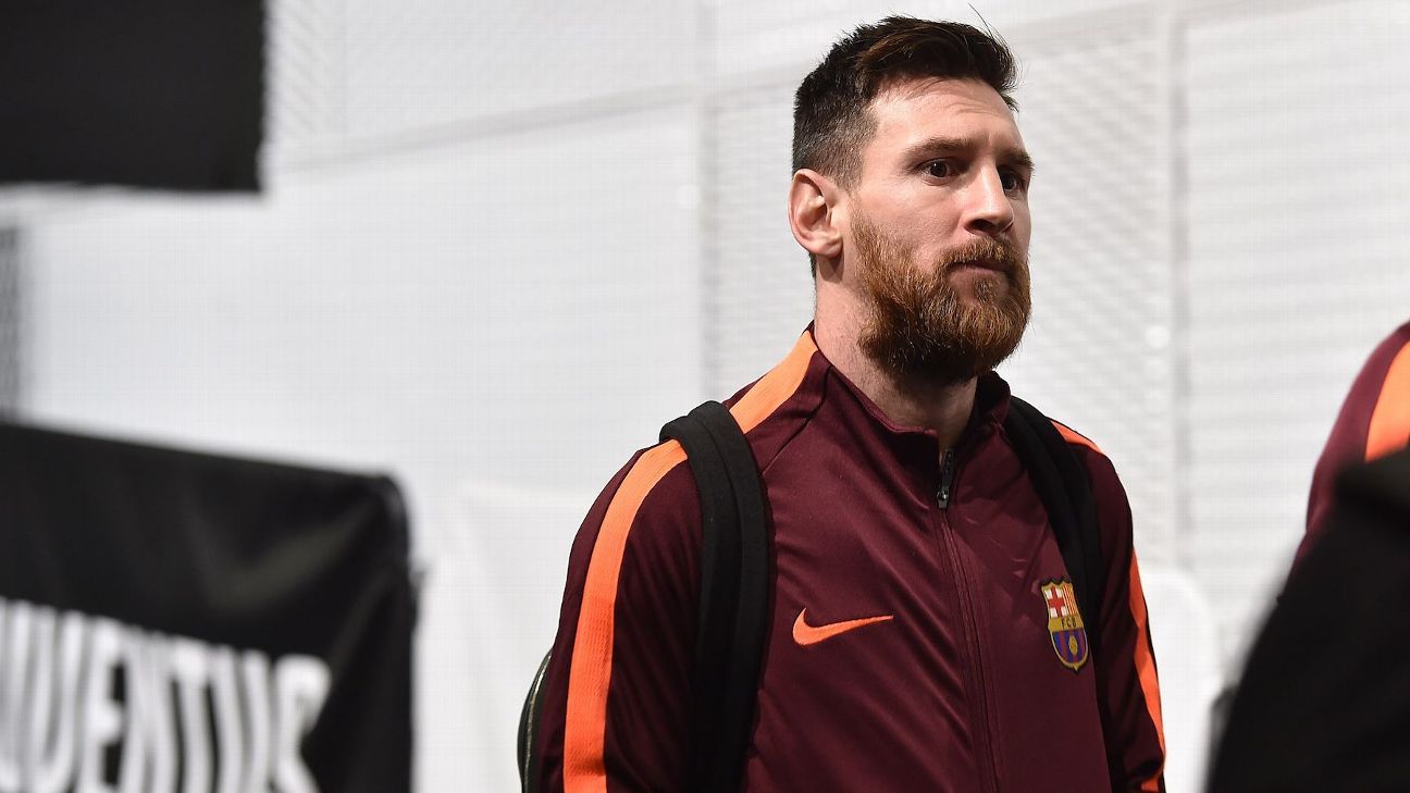 Lionel Messi es suplente ante la Juventus - ESPN