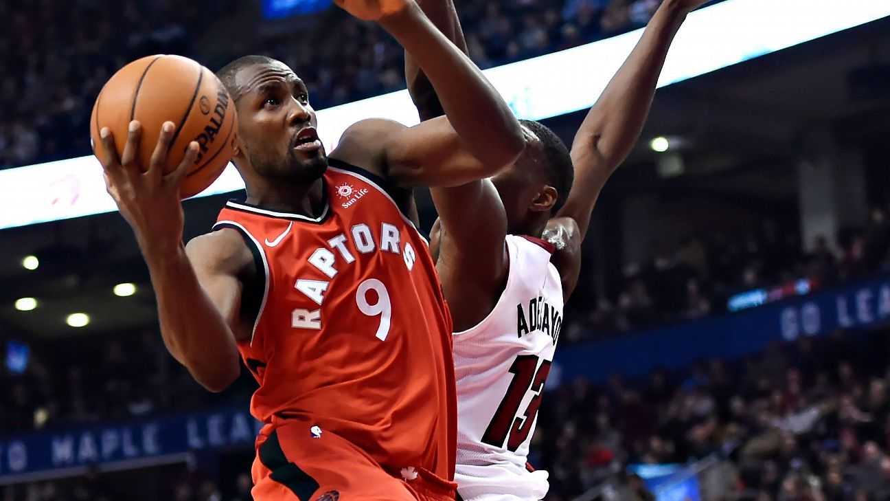 Serge Ibaka, James Johnson ejected from Heat's road win vs. Raptors - ESPN