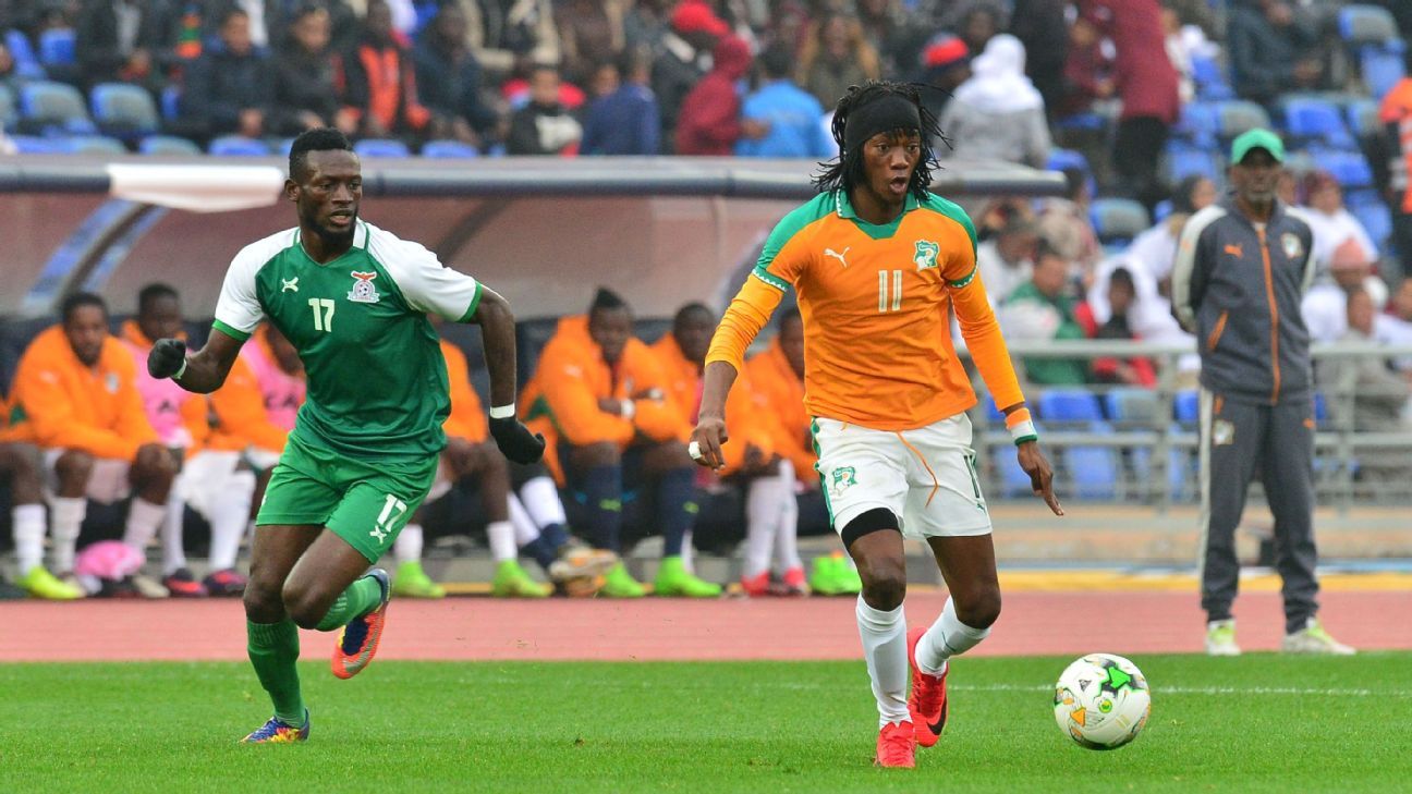 CHAN 2018: Kabaso nets twice as Zambia down Ivory Coast - ESPN