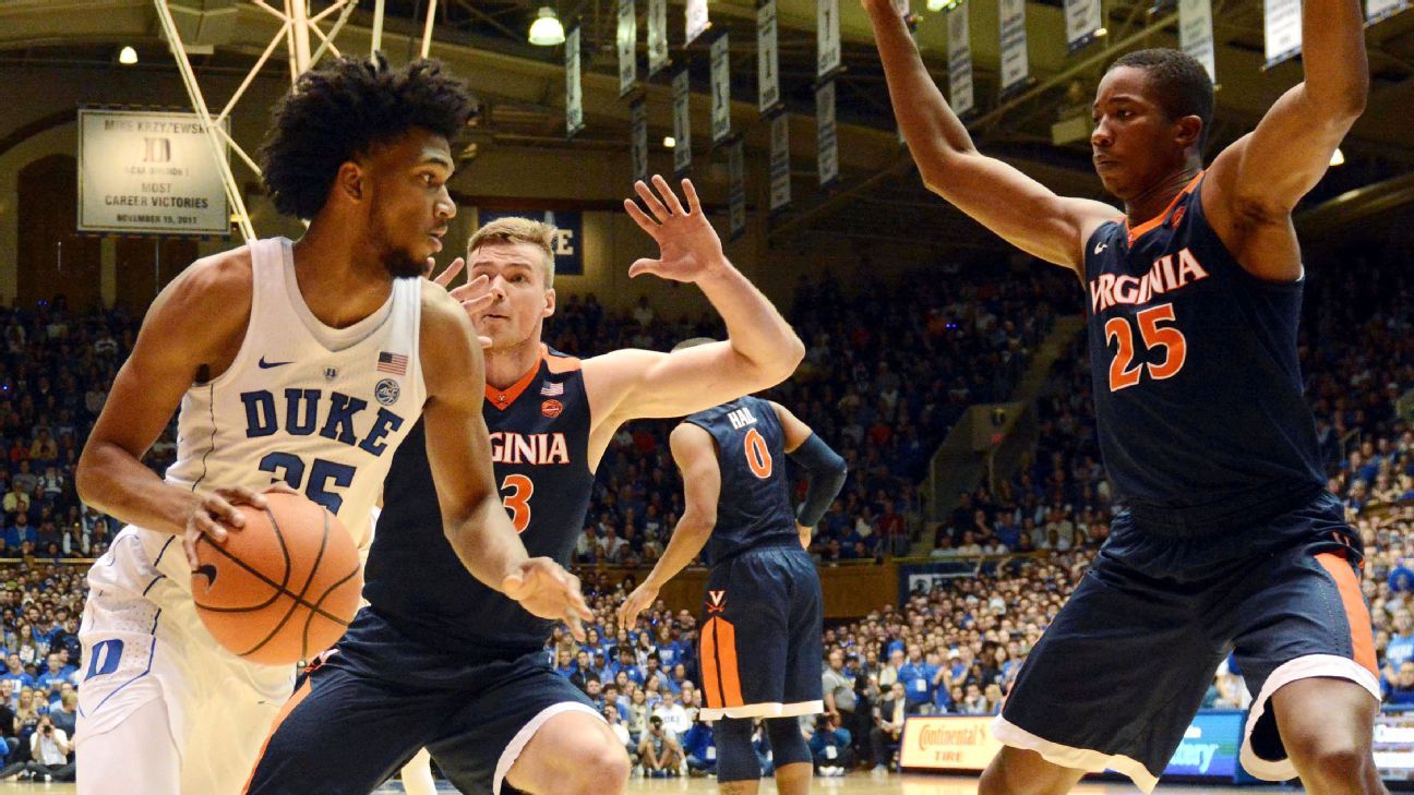 Virginia makes strong statement with rare win at Duke - Men's College ...