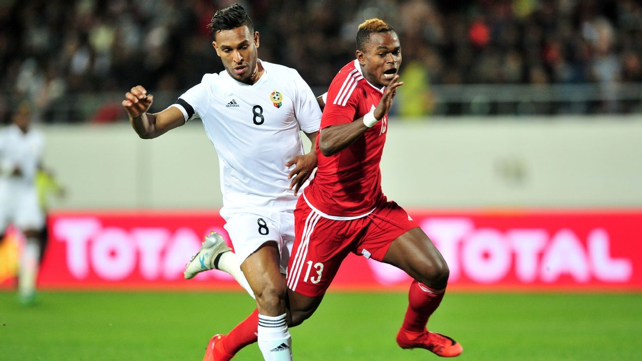 Barel Mouko the penalty villain as Libya oust Congo - ESPN