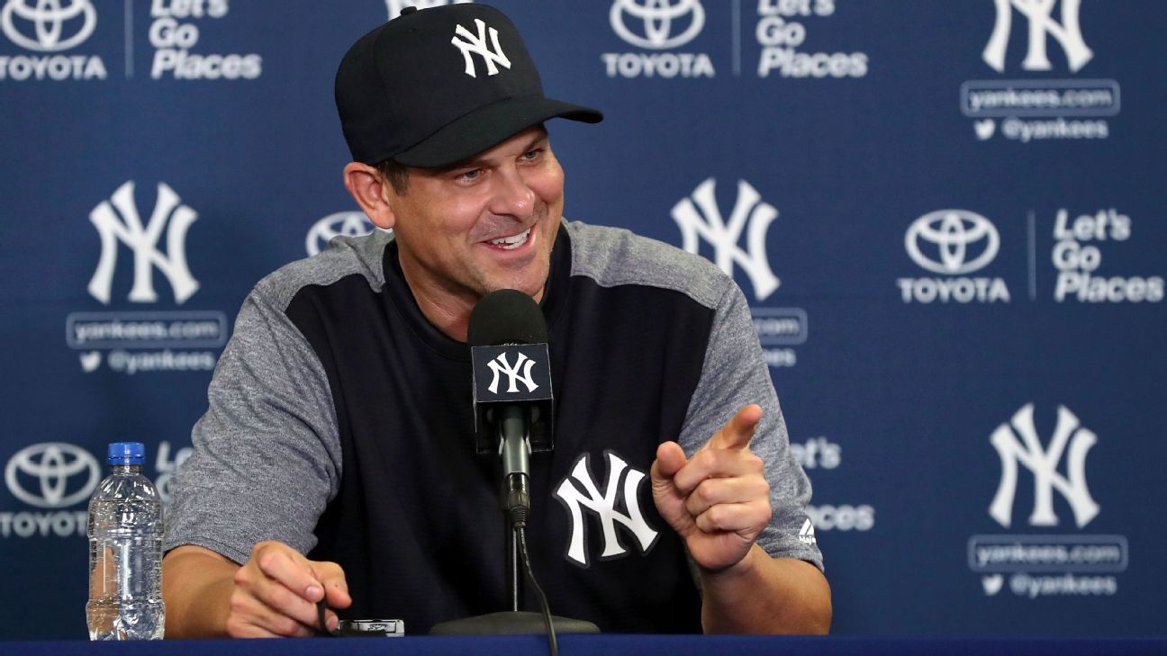 El nuevo manager de los Yankees Aaron Boone inician una era 'nueva y ...