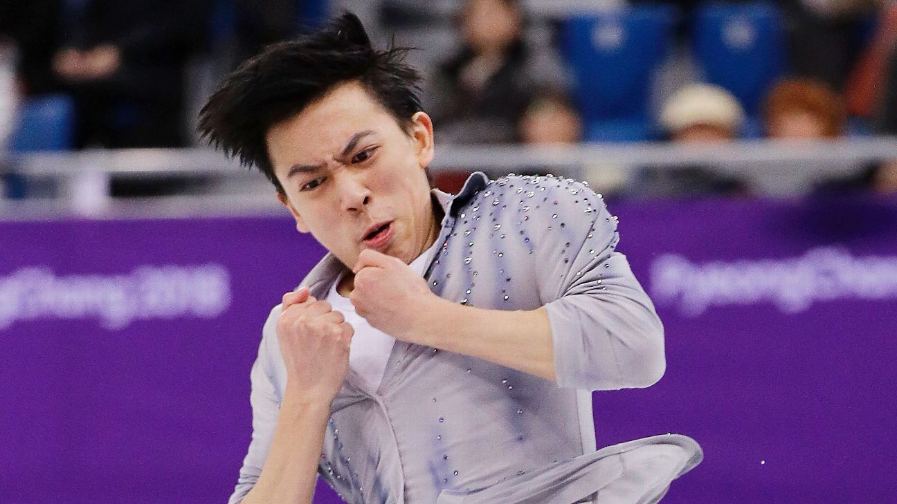 United States figure skater Vincent Zhou first to land quad lutz in ...